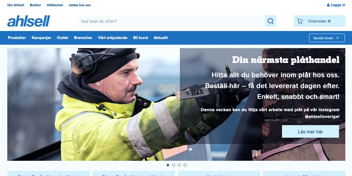 Ahlsell case story - The largest B2B solution built on Episerver