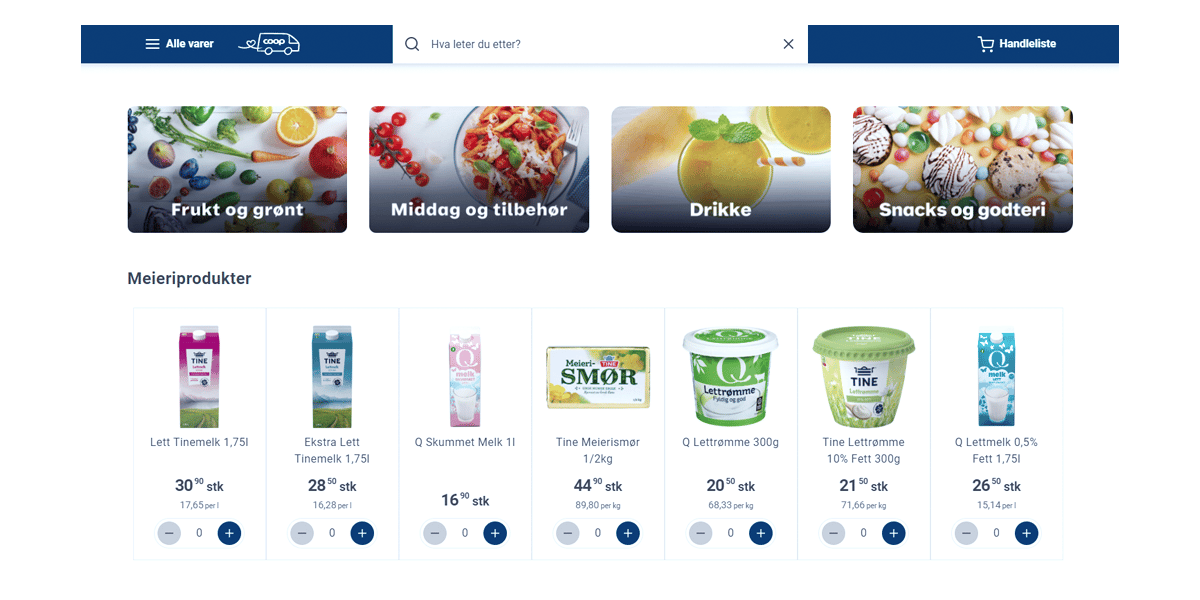 Coop Norway case story - A complete e-commerce, in eight days